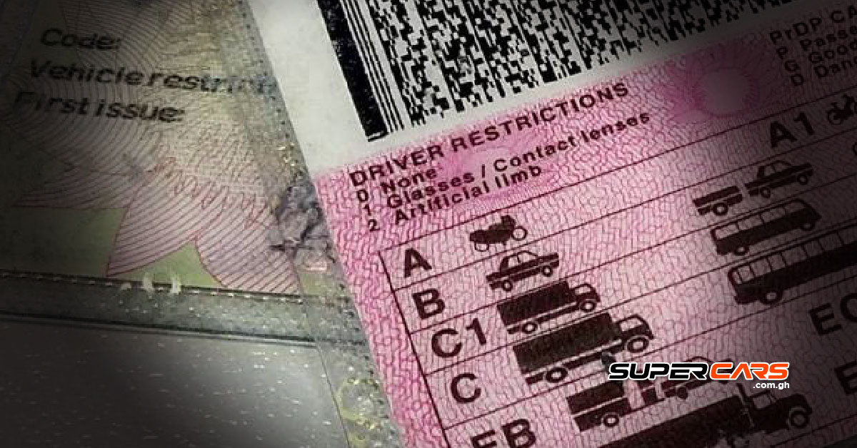 TYPES OF DRIVER'S LICENSES IN GHANA - Supercars